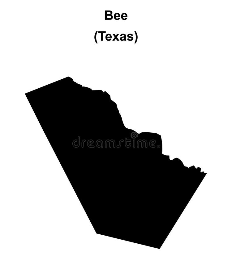 Bee outline map stock illustration. Illustration of shape - 361790459