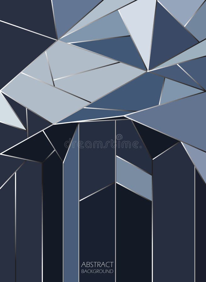 Abstract Background Shattered Pieces, Vector Background Stock Vector ...