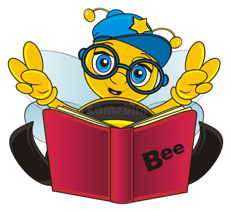 Bee Reading Book Stock Illustrations – 253 Bee Reading Book Stock ...