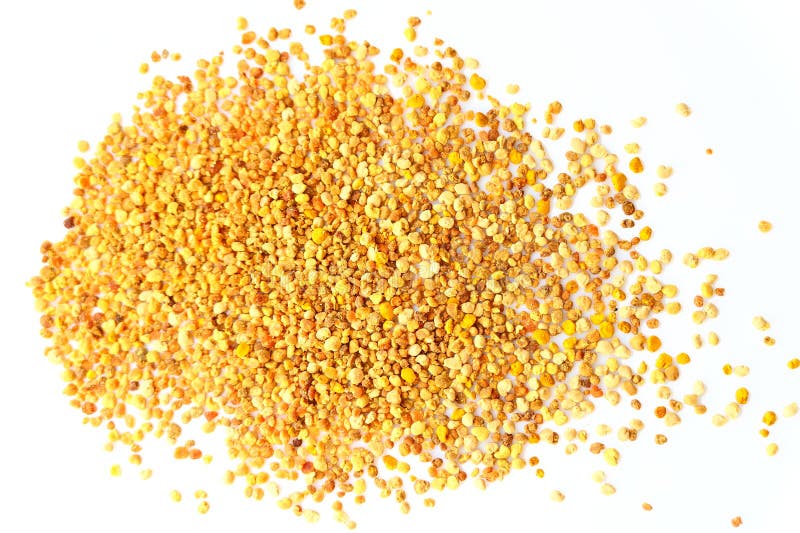Bee pollen isolated stock photo. Image of ingredient - 139168244