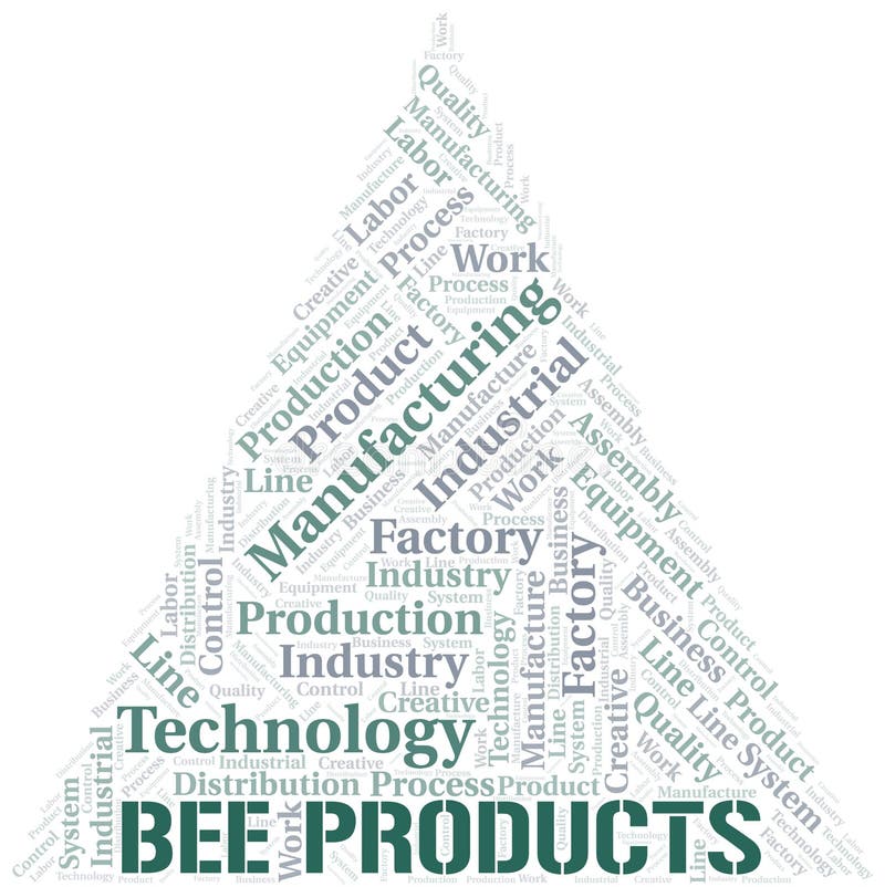 Bee Products Word Cloud Concept Stock Illustrations – 2 Bee Products ...