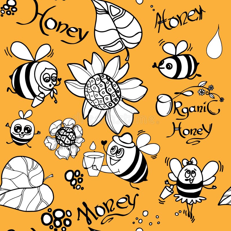 Lines Icon Set Honey Bee Stock Illustrations – 73 Lines Icon Set Honey ...