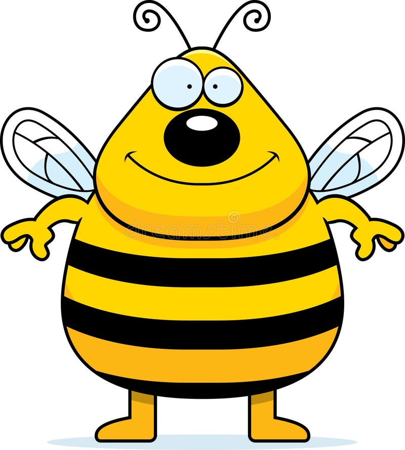Bee Smiling stock vector. Illustration of bumblebee, animal - 13689093