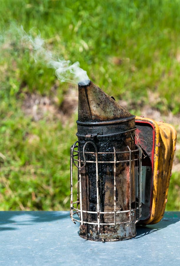 Bee Smoker is a Beekeeping Tool for Making Smoke Used To Calm Bees ...