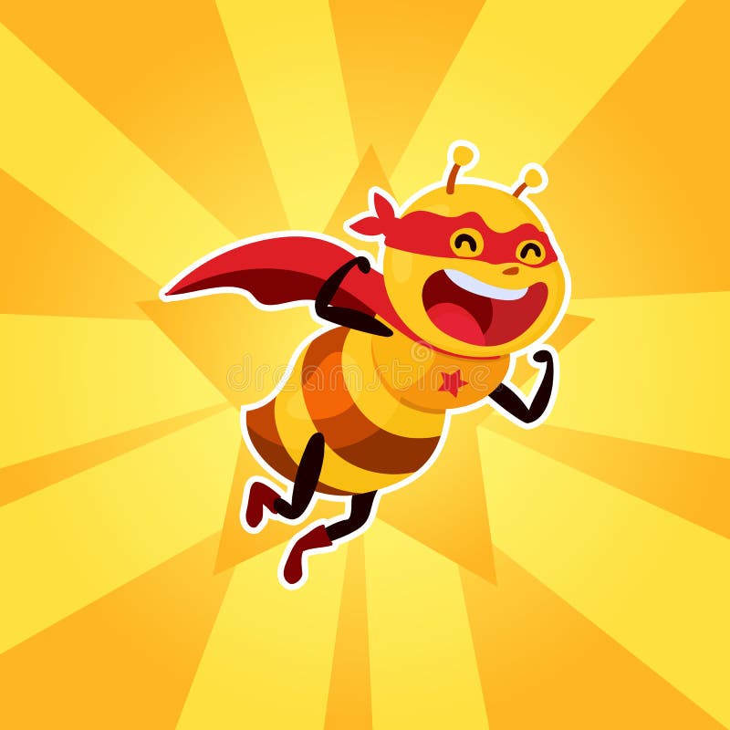 Bee Strong, vector stock vector. Illustration of funny - 107411536