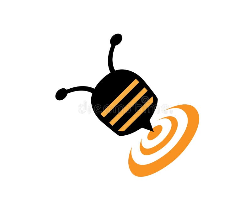 Bee Target Logo Success Illustration Stock Illustration - Illustration ...