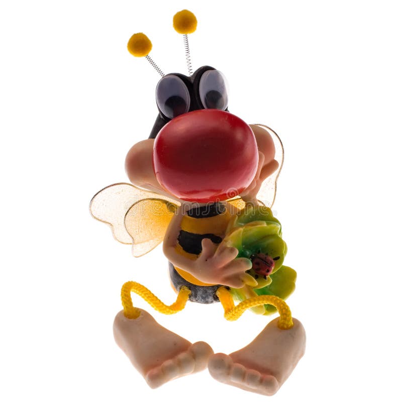 Bee toy stock photo. Image of nose, rope, legs, funny - 7209826