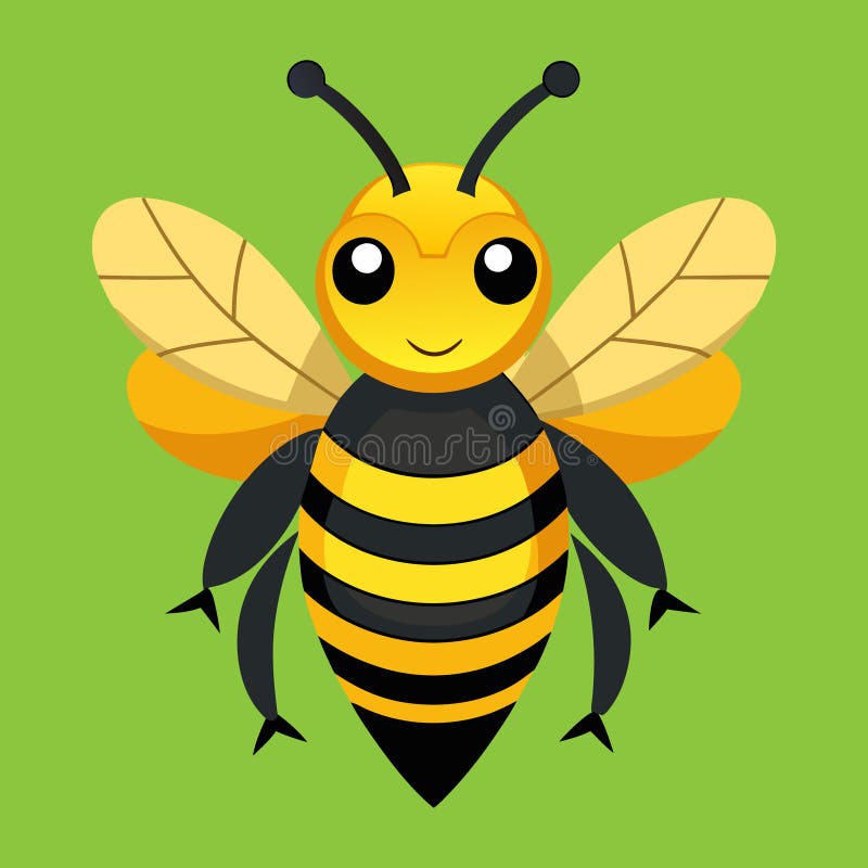 Bee Vector Art Illustration Design Stock Illustration - Illustration of ...