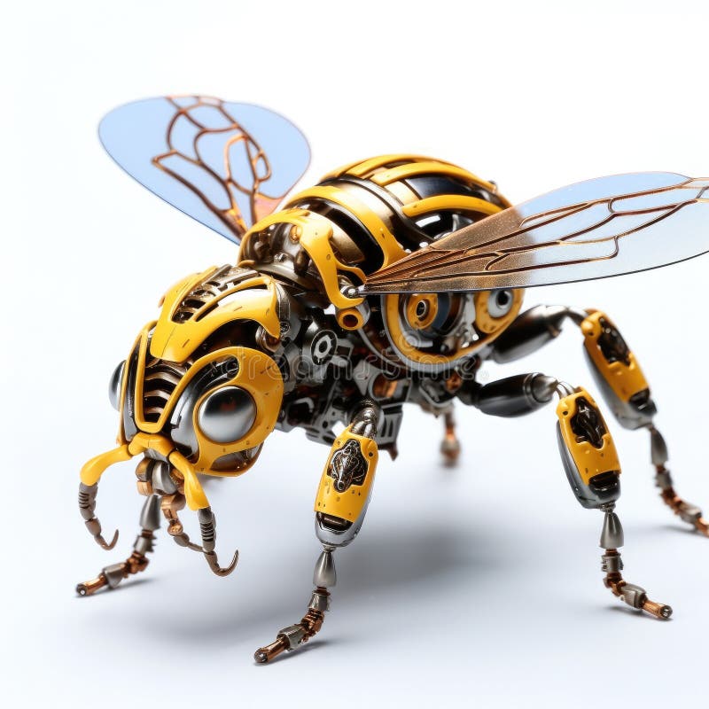 Chrome Robot Bee Stock Illustrations – 46 Chrome Robot Bee Stock ...