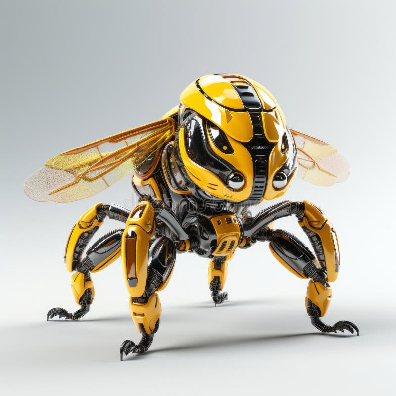 Robot Cyborg Bee Stock Illustrations – 218 Robot Cyborg Bee Stock ...