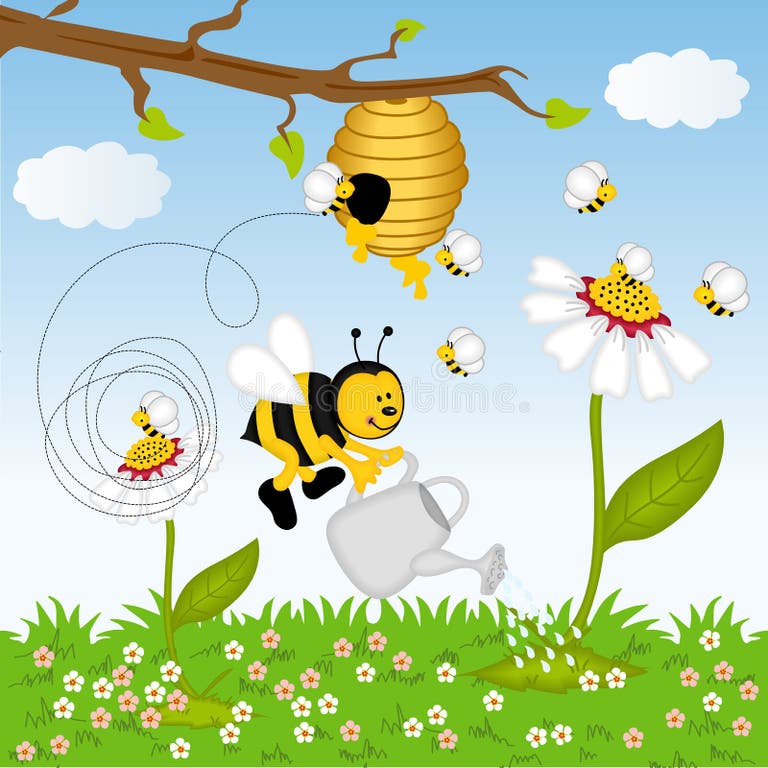 Forest Bee Stock Illustrations – 8,388 Forest Bee Stock Illustrations ...