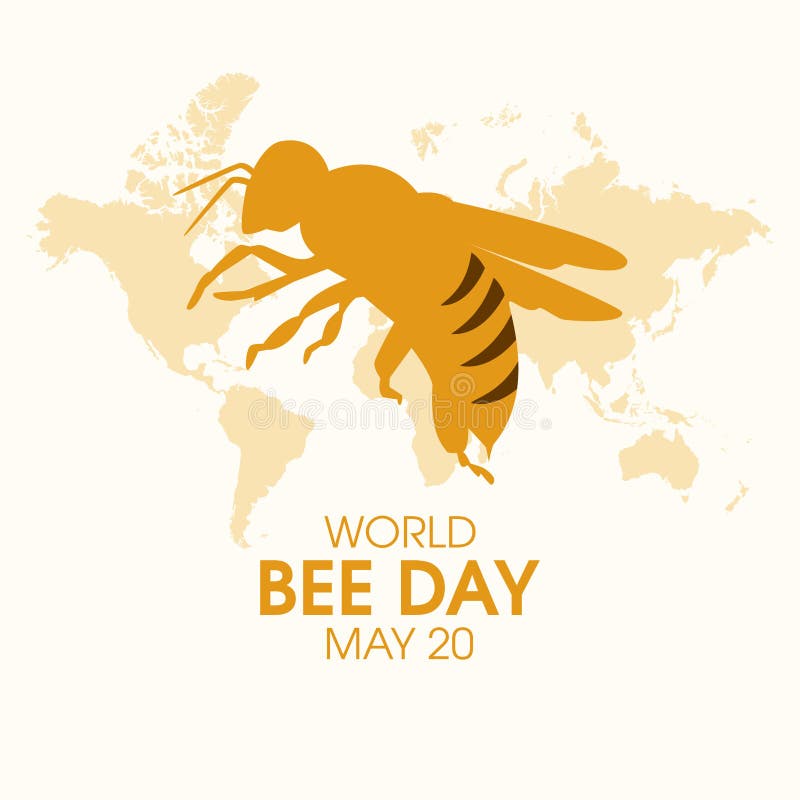 World Bee Day vector stock vector. Illustration of ecology - 245616437