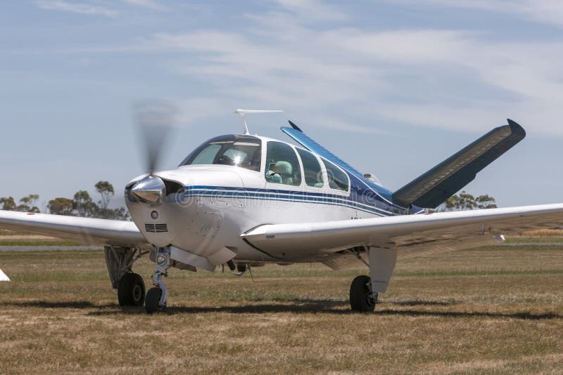 Beech V35 Bonanza Single Engine Light Aircraft VH-DDD. Editorial Photo ...