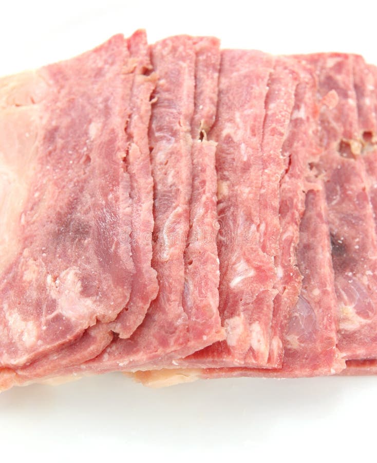 Beef bacon stock image. Image of meats, processed, bacon - 5920967