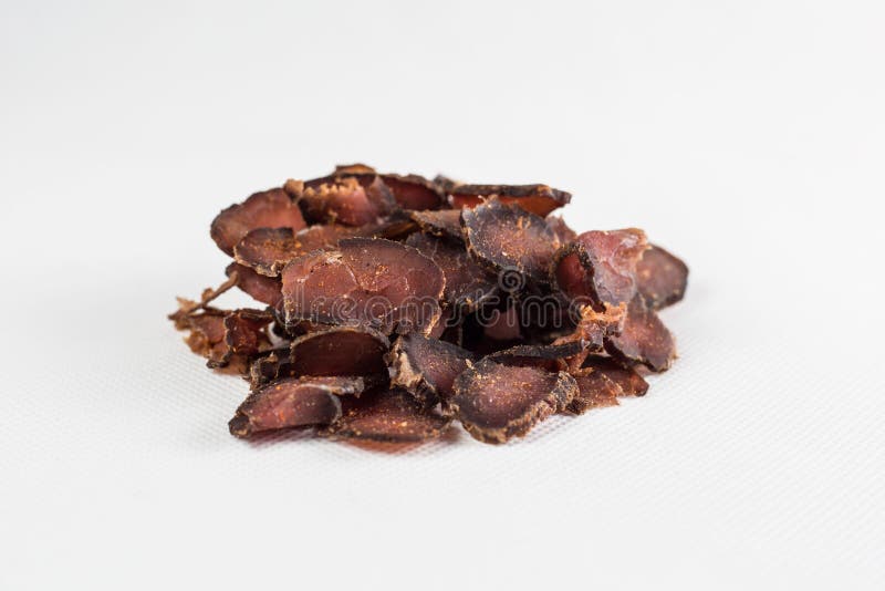 Beef Biltong stock photo. Image of south, shot, biltong - 120617518