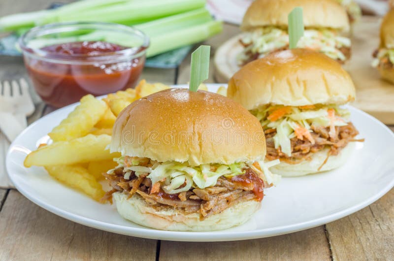 Beef brisket sliders stock image. Image of lunch, cook - 57538387
