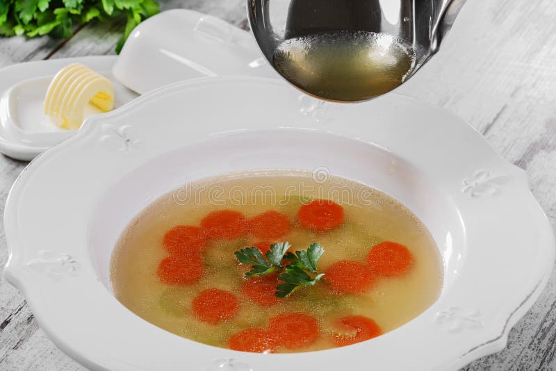 Beef broth stock image. Image of white, bone, base, collagen - 40259513