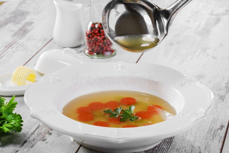 Beef broth stock image. Image of beef, broth, healthy - 40259785