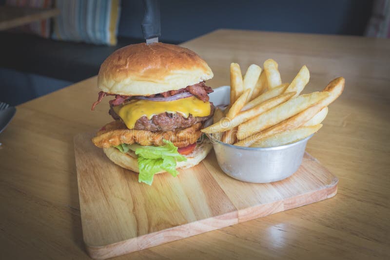 Beef Burger / Breaking Bad stock photo. Image of fast - 58094570