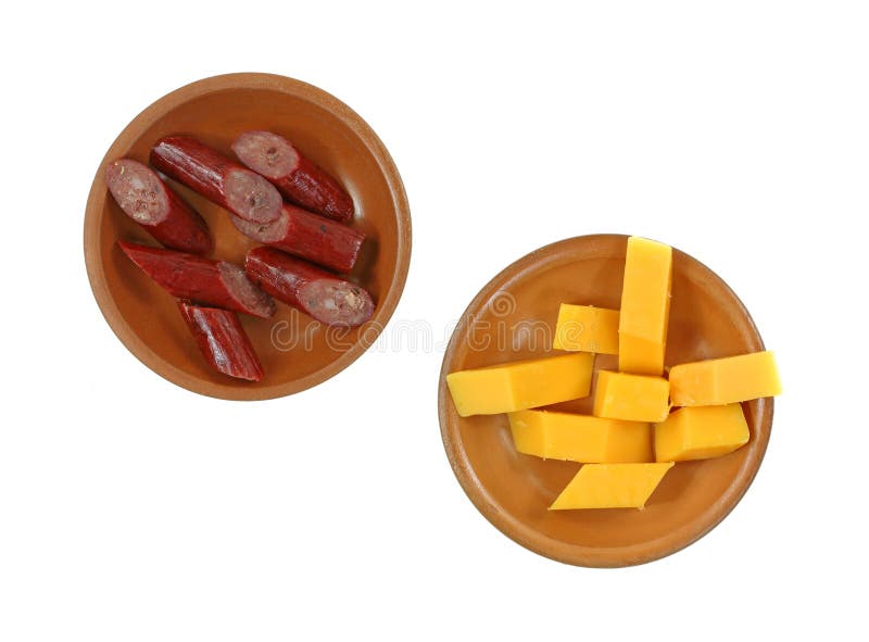 Beef Cheese Sticks Sliced Dishes Stock Image - Image of milk, corn ...
