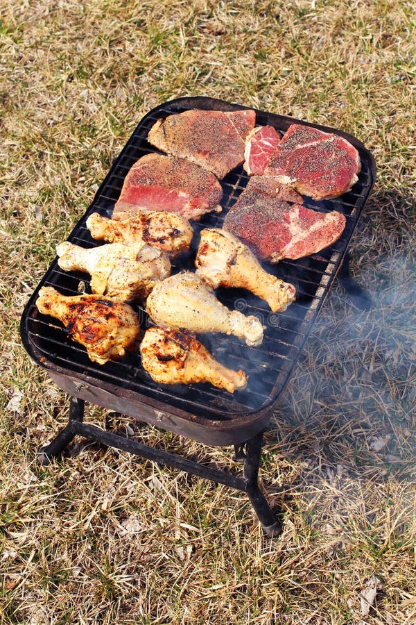 Beef and chicken barbecue stock photo. Image of beef - 30324416