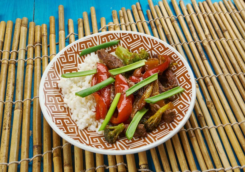 Beef chilli flash fry stock photo. Image of beef, closeup - 113566146