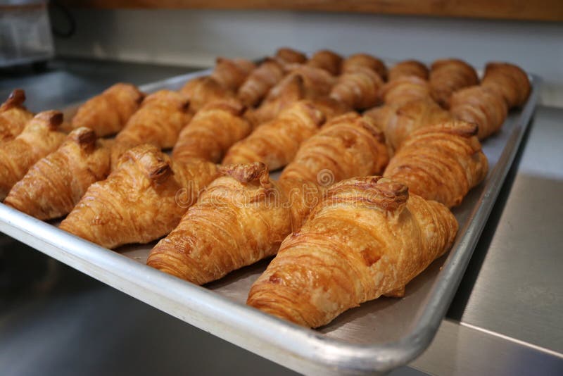 The Beef Croissant Bread stock photo. Image of meat - 266577172