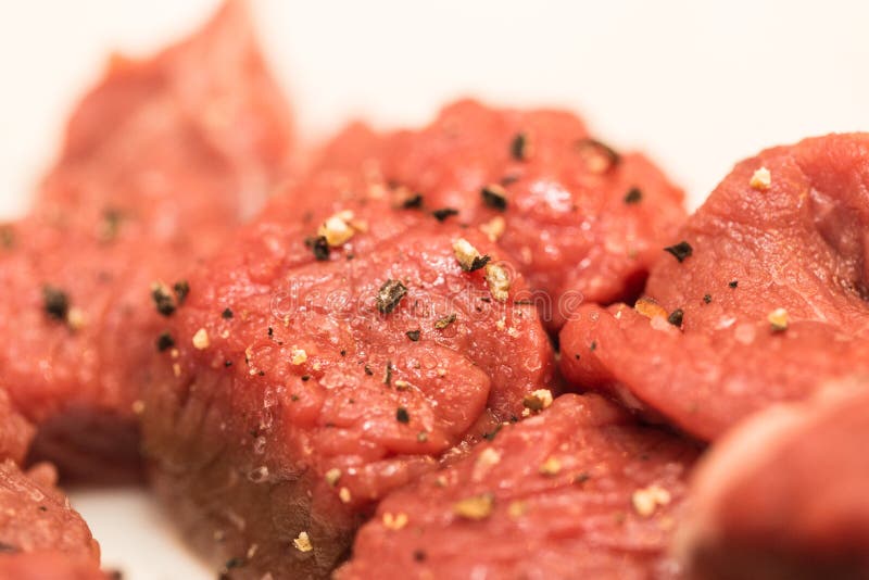 Beef cubes stock image. Image of beef, soft, seasoned - 34783699