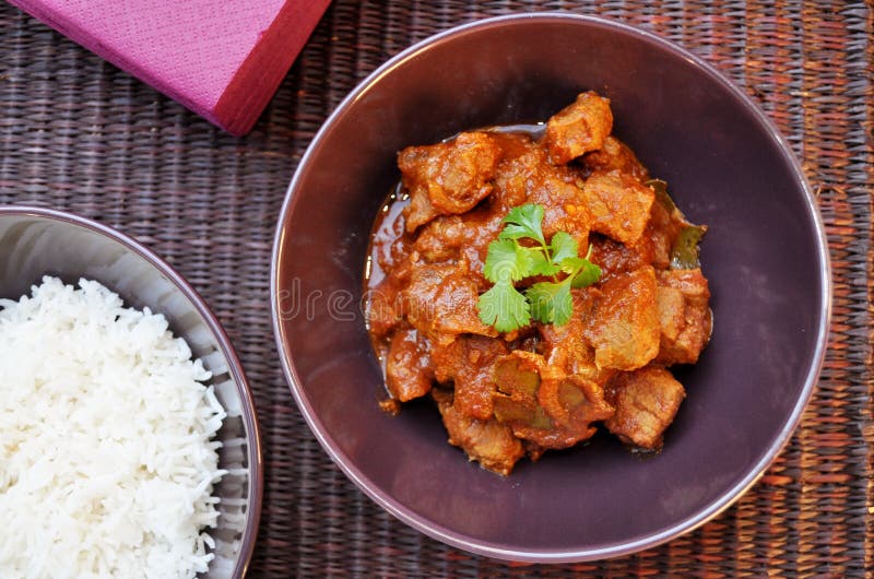 Beef Curry with Rice stock image. Image of curry, meal - 21225989