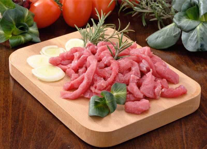Beef cut into strips stock photo. Image of protein, vegetables - 23807918