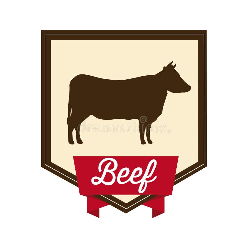 Beef design stock vector. Illustration of beef, shape - 44891380