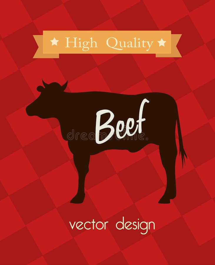 Beef stock vector. Illustration of cooking, nutrient - 33981325
