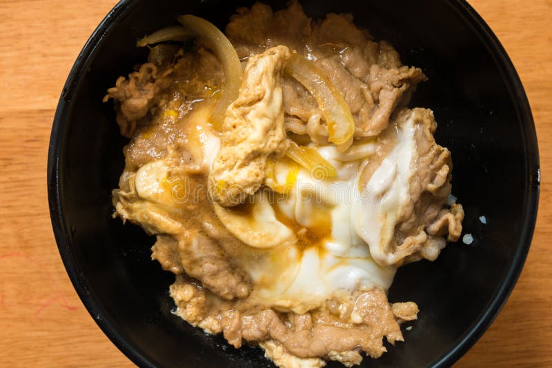 Beef Don Buri, Japanese Food Stock Photo - Image of lifestyle, gourmet ...