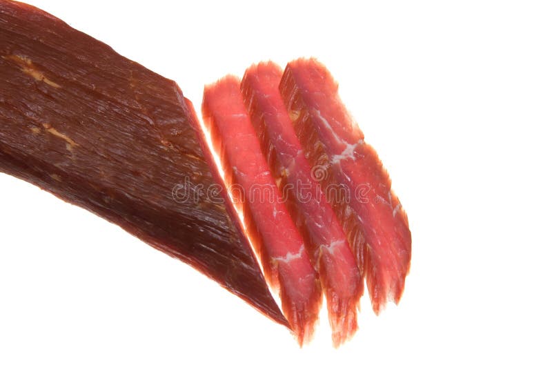 Beef dried stock photo. Image of breakfast, white, beef - 14504298