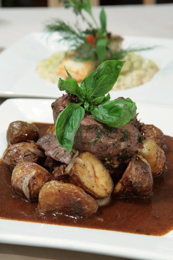 Beef Fillet in Black Pepper Sauce Stock Photo - Image of nourishment ...