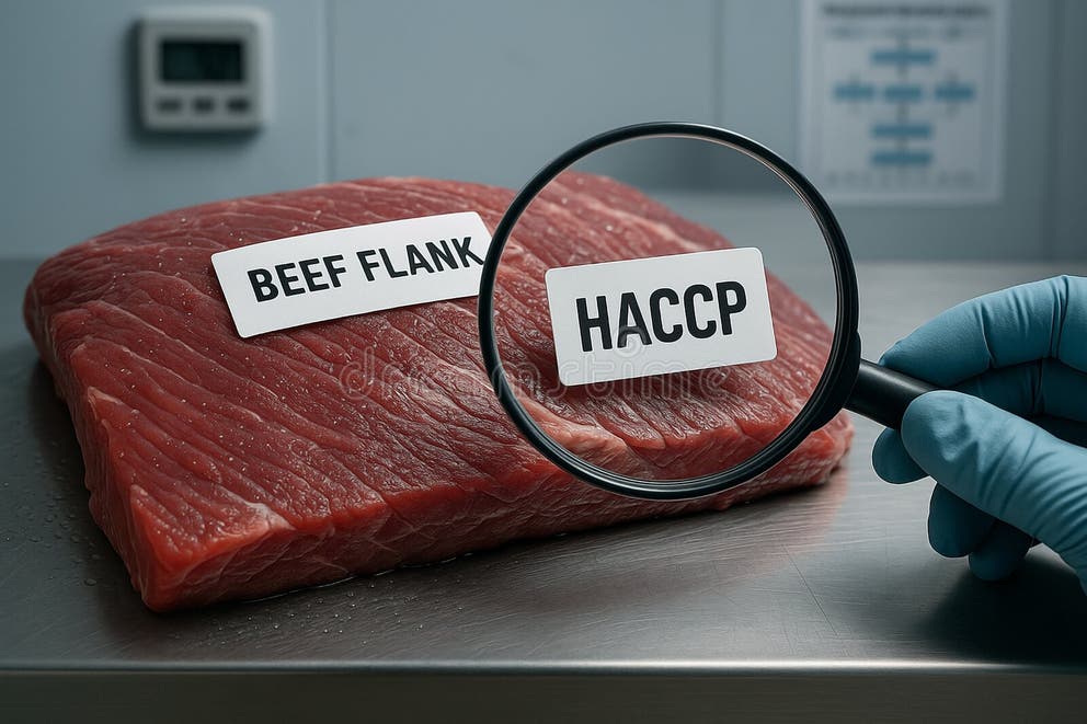Beef Flank HACCP Compliance Inspection Using Visual Magnification ...