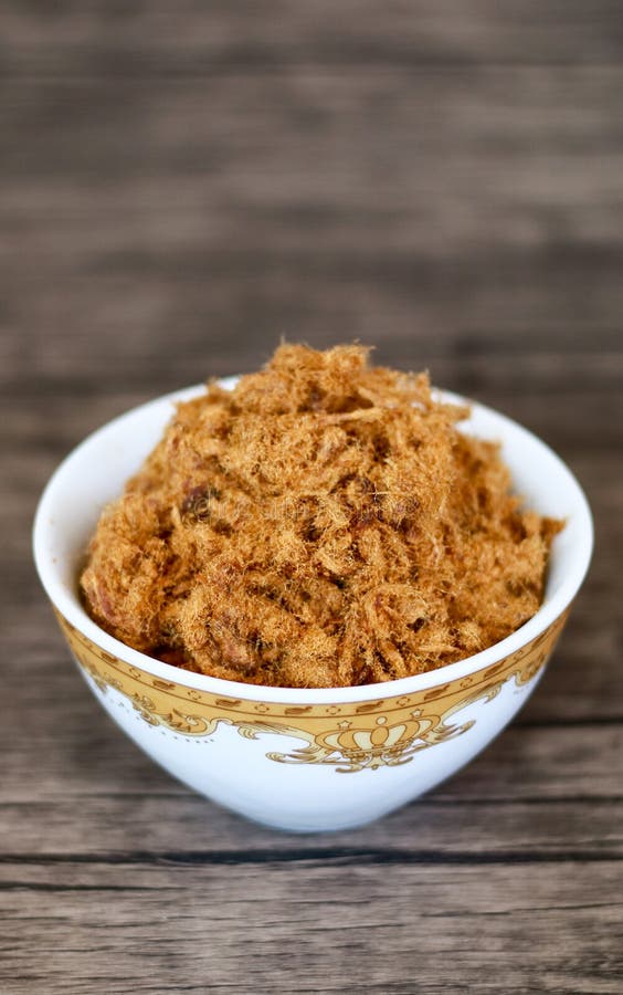 Beef floss or Rousong stock image. Image of meatballs - 144207273