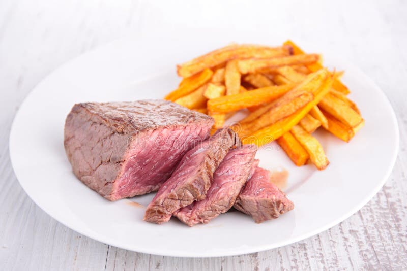Beef and french fries stock image. Image of appetizer - 44146355