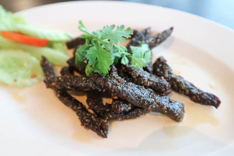 Beef or Fried Beef or Deep Fried Beef or Grilled Beef Stock Image ...