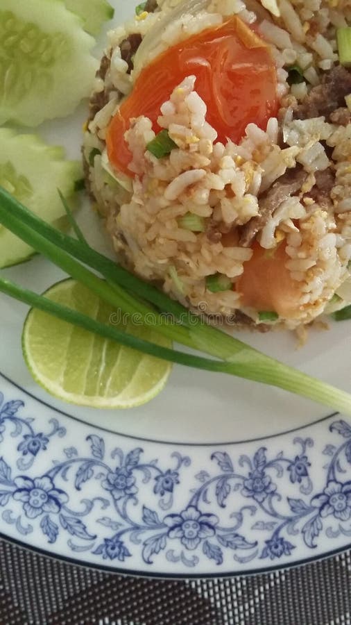 Beef fried rice stock image. Image of fried, food, styles - 47648585
