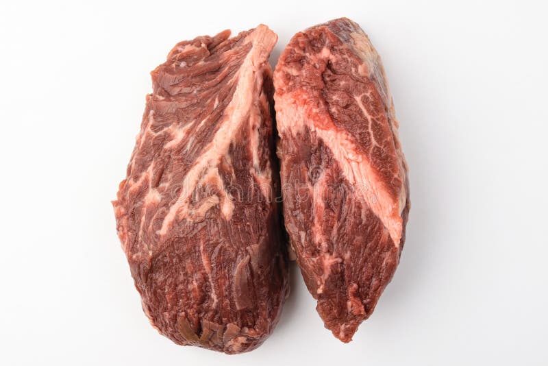 Beef Front Leg on White Background Stock Photo - Image of foodstuff ...