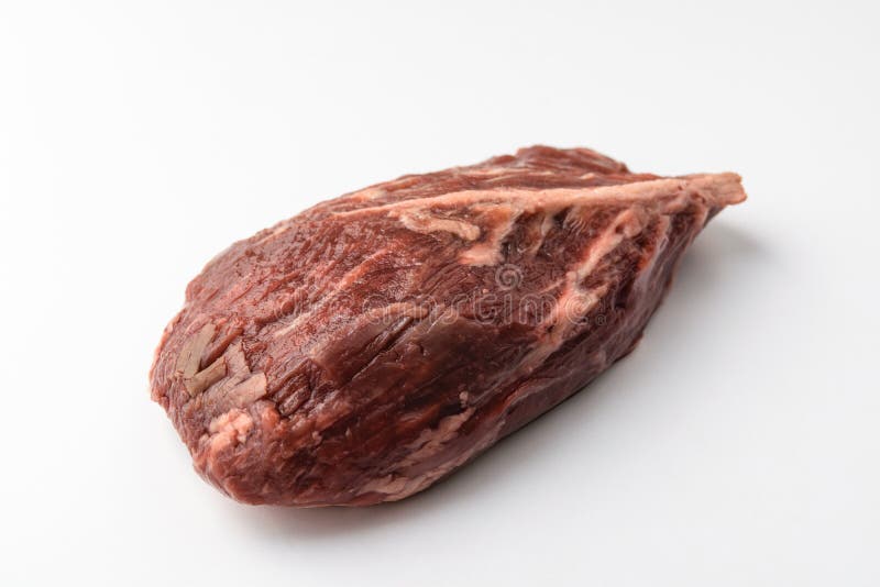 Beef Front Leg on White Background Stock Image - Image of avalanche ...