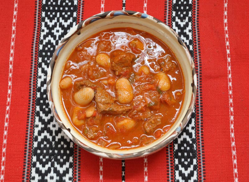 Beef Goulash with beans stock photo. Image of hungarian - 15825852