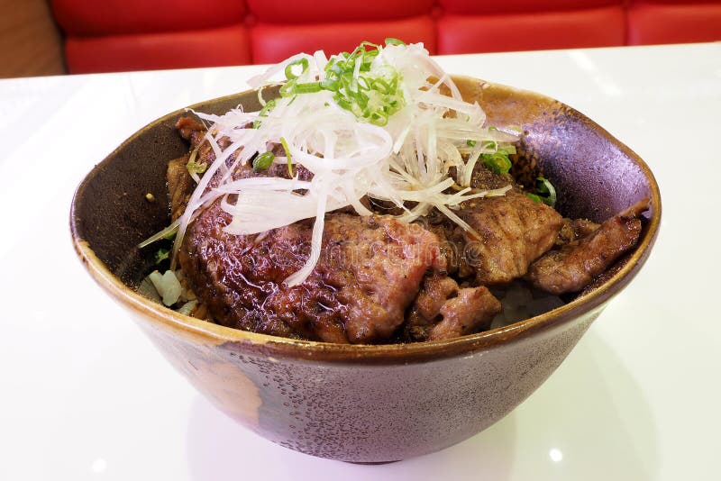 Beef grill with rice stock photo. Image of nutrition - 65946496