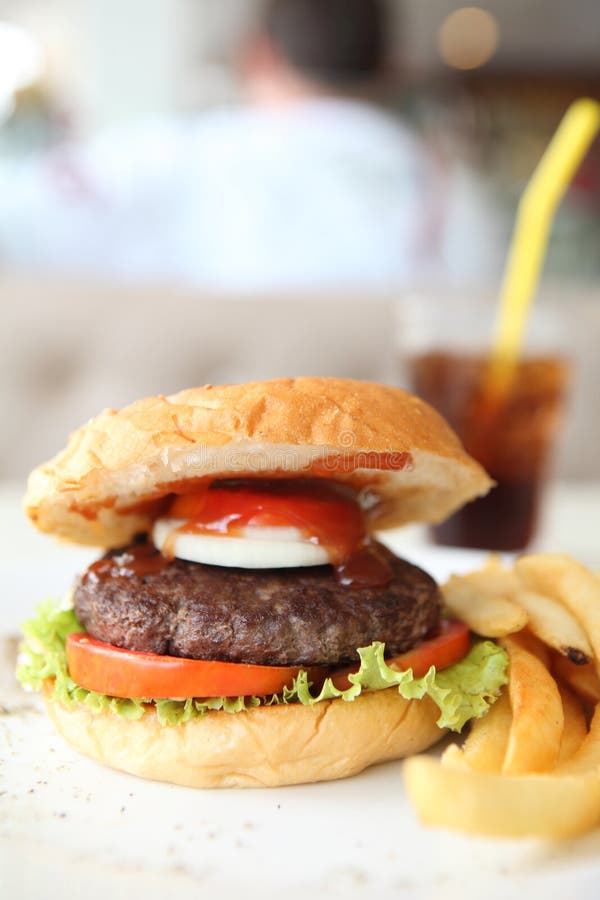 Beef Hamburger stock image. Image of cheese, hamburger - 141567723