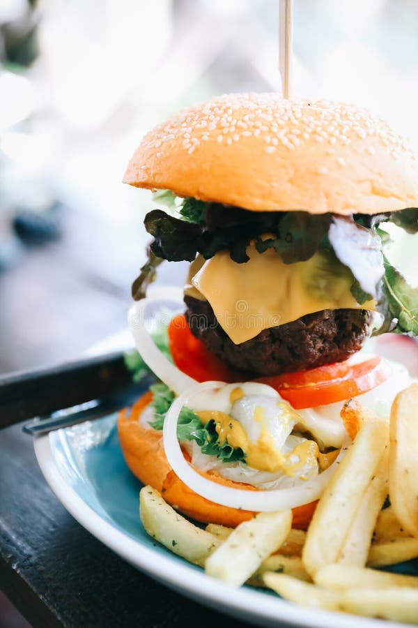 American Fast Food Ham Sandwich Stock Photo - Image of fastfood ...