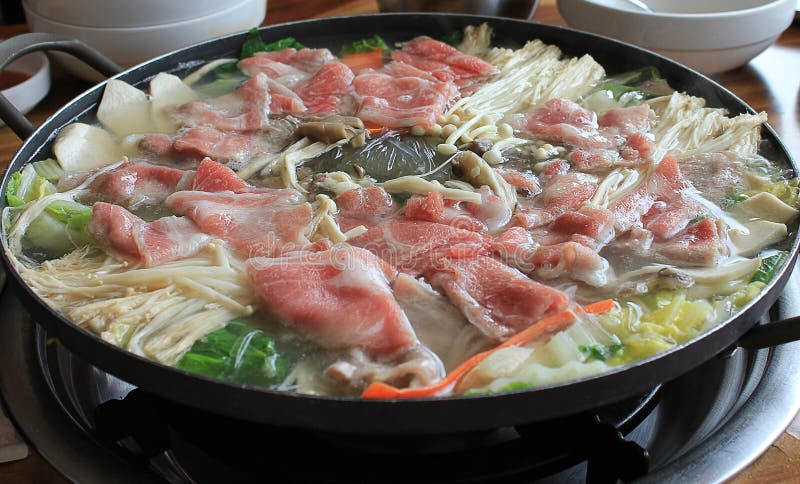 Hot pot beef rolls closeup stock photo. Image of cuisine - 71125776