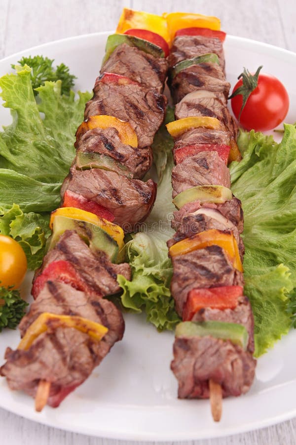 Beef kebab stock photo. Image of food, grilled, lunch - 32296802