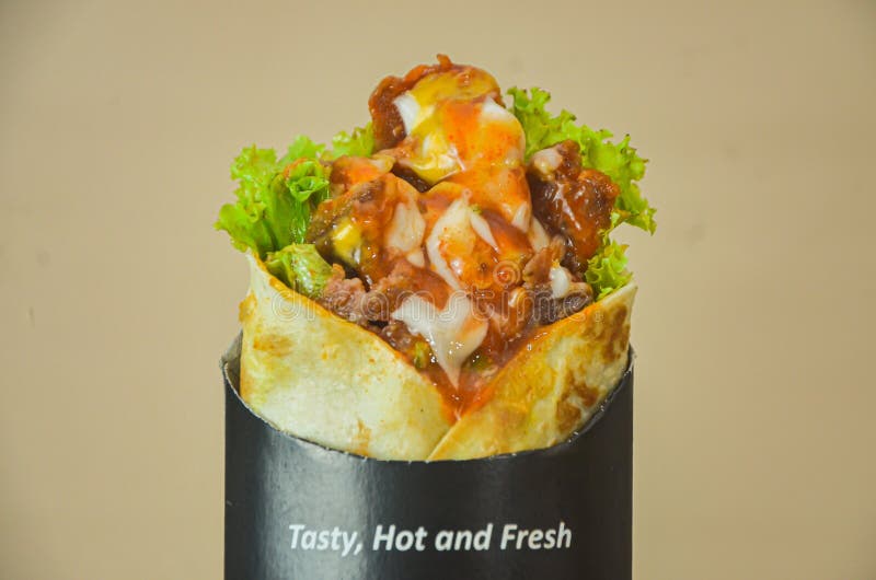 Beef Kebab stock photo. Image of beef, lettuce, tortila - 353438206