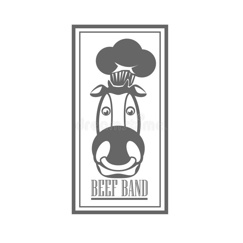 Beef Label Logo Design , Vector Stock Illustration - Illustration of ...